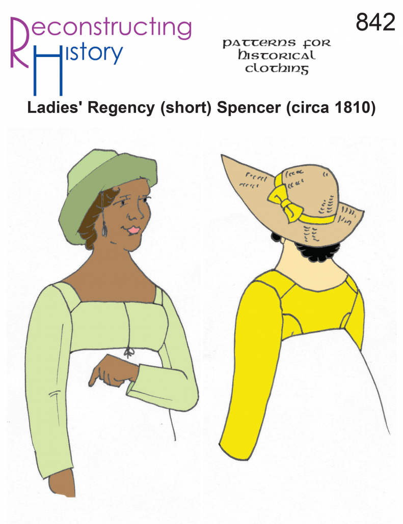 RH842 — Regency Ladies' (short) Spencer Jacket (circa 1810) sewing ...